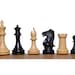 Marshall Series Staunton Chess Pieces Only in Ebony/ Natural Boxwood ...