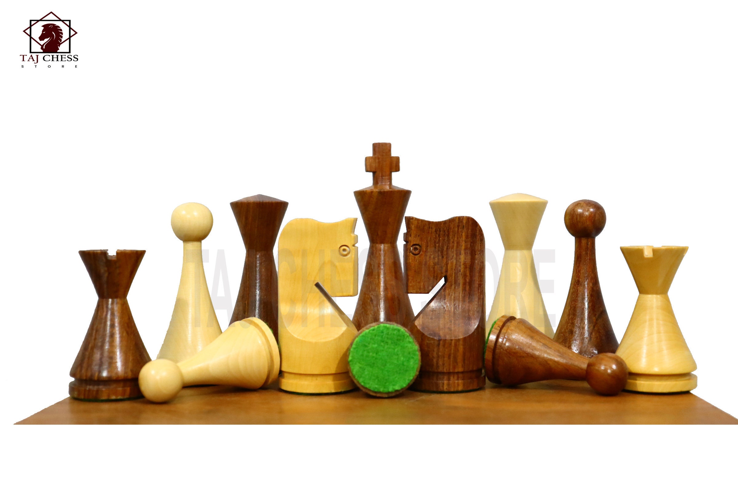 Weighted Russian Chess Pieces Cone Minimalist Chessmen With - Etsy