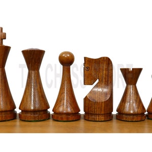 Weighted Russian Chess Pieces Cone Minimalist Chessmen With | Etsy