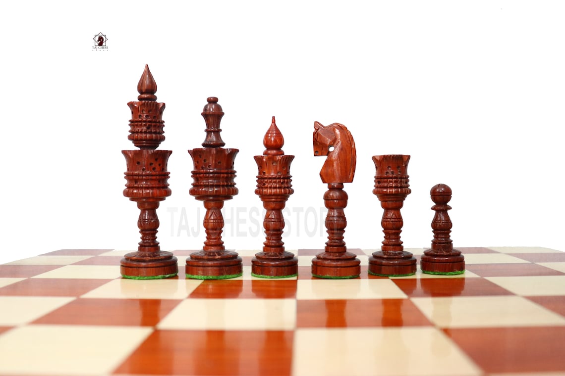 Lotus Series Unique Hand Carved Chess Set & Artistic Chess - Etsy