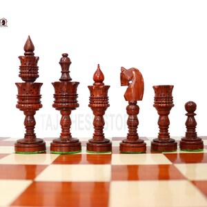 Lotus Series Unique Hand Carved Chess Set & Artistic Chess - Etsy