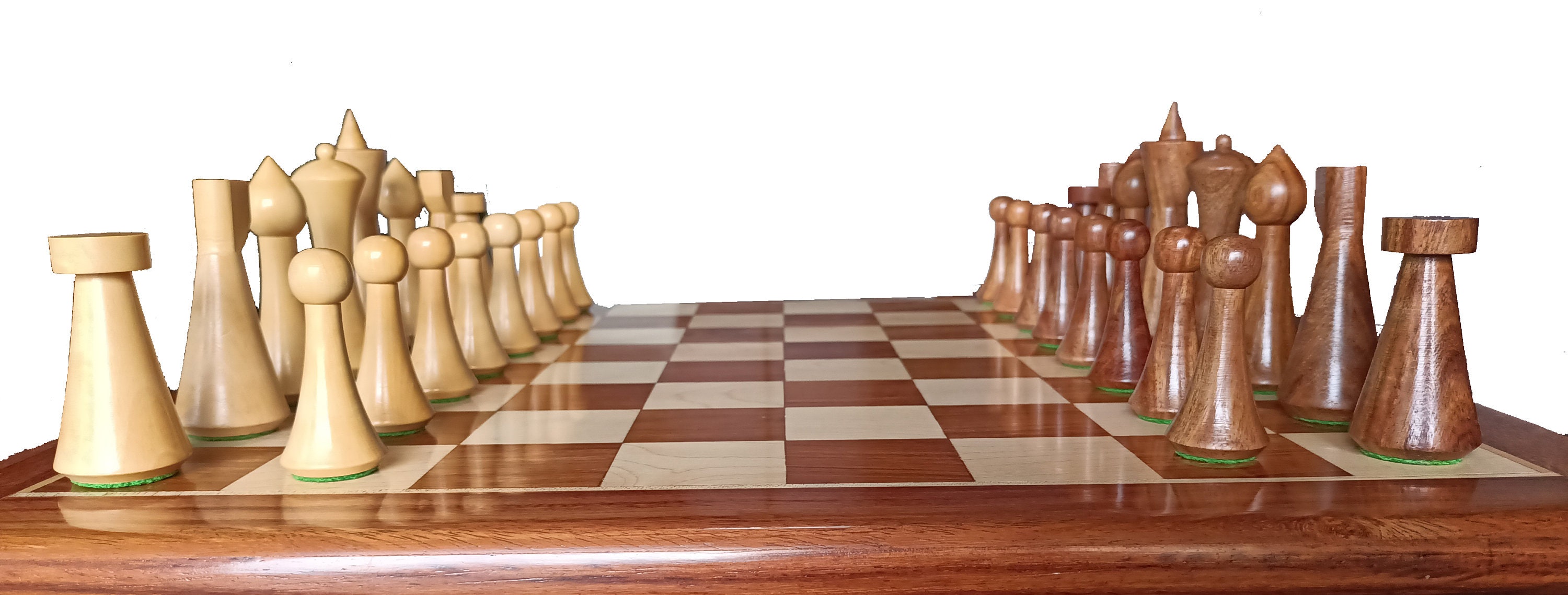 Handmade Wooden Combo Chess Set Unique Hermann Ohme Chess - Etsy