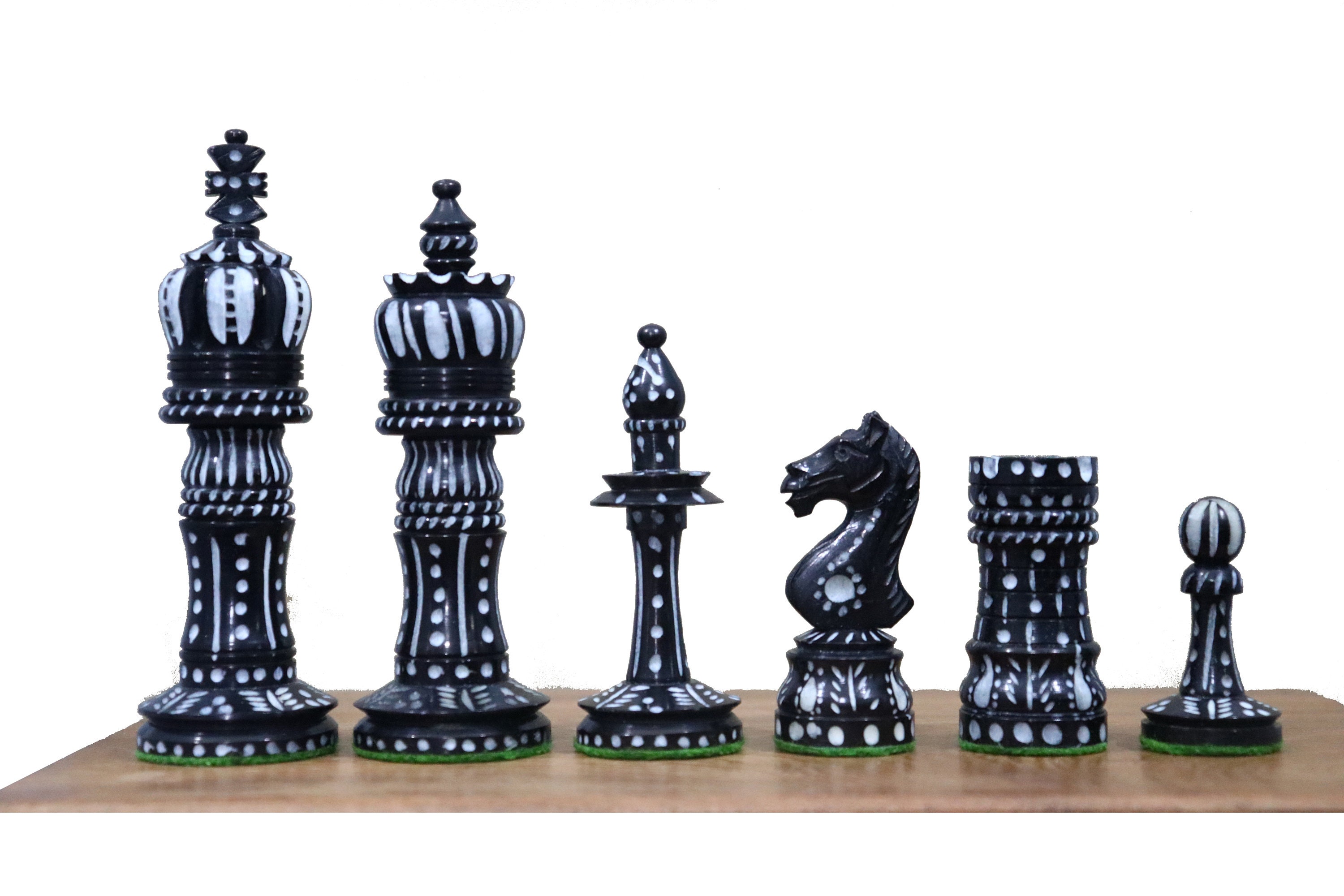 King Cross Luxury Chess Set in Camel Bone Handcarved Staunton - Etsy