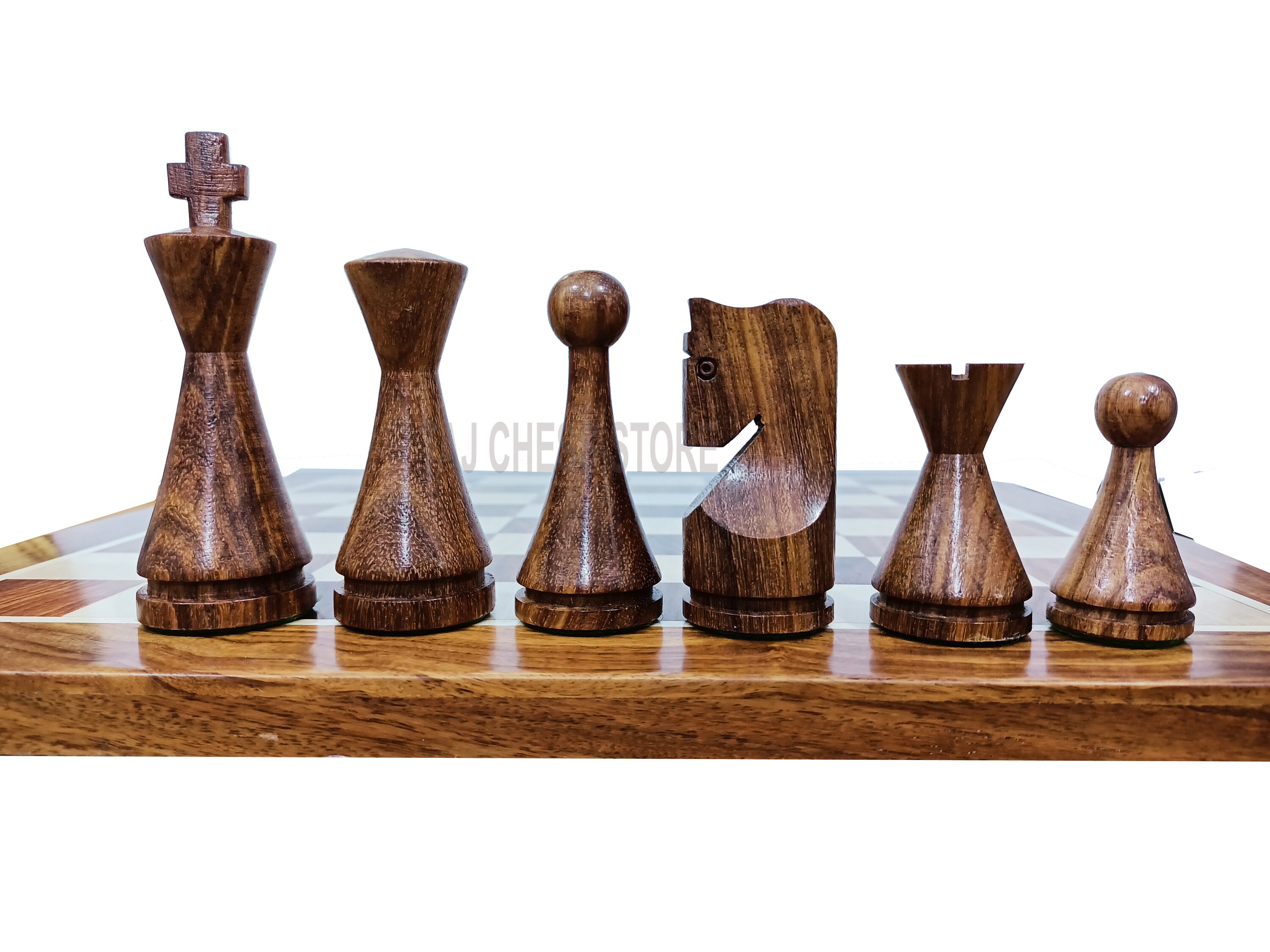 Weighted Russian Chess Pieces Cone Minimalist Chessmen With - Etsy