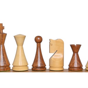 Weighted Russian Chess Pieces - Cone Minimalist Chessmen With 2 Extra ...
