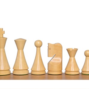Weighted Russian Chess Pieces - Cone Minimalist Chessmen With 2 Extra ...