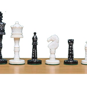 Camel Bone Luxury Pre-staunton Series Chess Pieces Only - Hand Carved ...