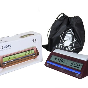 DGT 2010 the Official FIDE Chess Clock With Storage Bag - Etsy