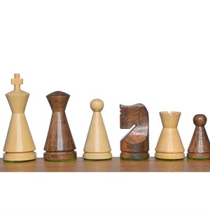 Weighted Russian Chess Pieces - Cone Minimalist Chessmen With 2 Extra ...