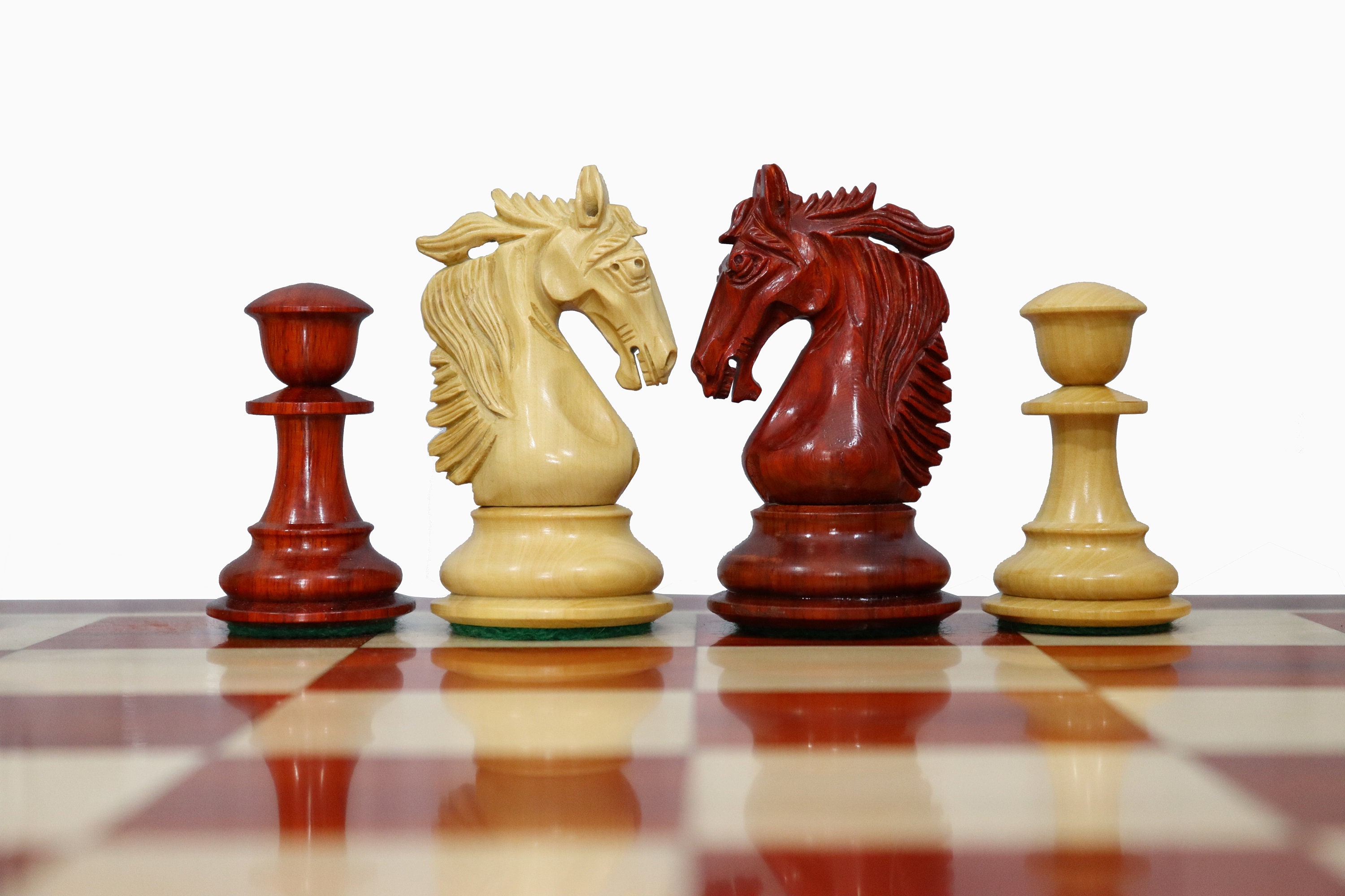 The Persian Knight Luxury Chess Pieces I N Bud Rosewood and - Etsy