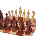 Lotus Series Unique Hand Carved Chess Set & Artistic Chess Pieces With ...