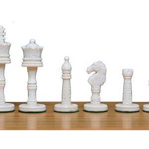 Camel Bone Luxury Pre-staunton Series Chess Pieces Only - Hand Carved ...