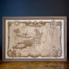 Outlander Map, Wood Engraved Map of Scotland From the World of the ...