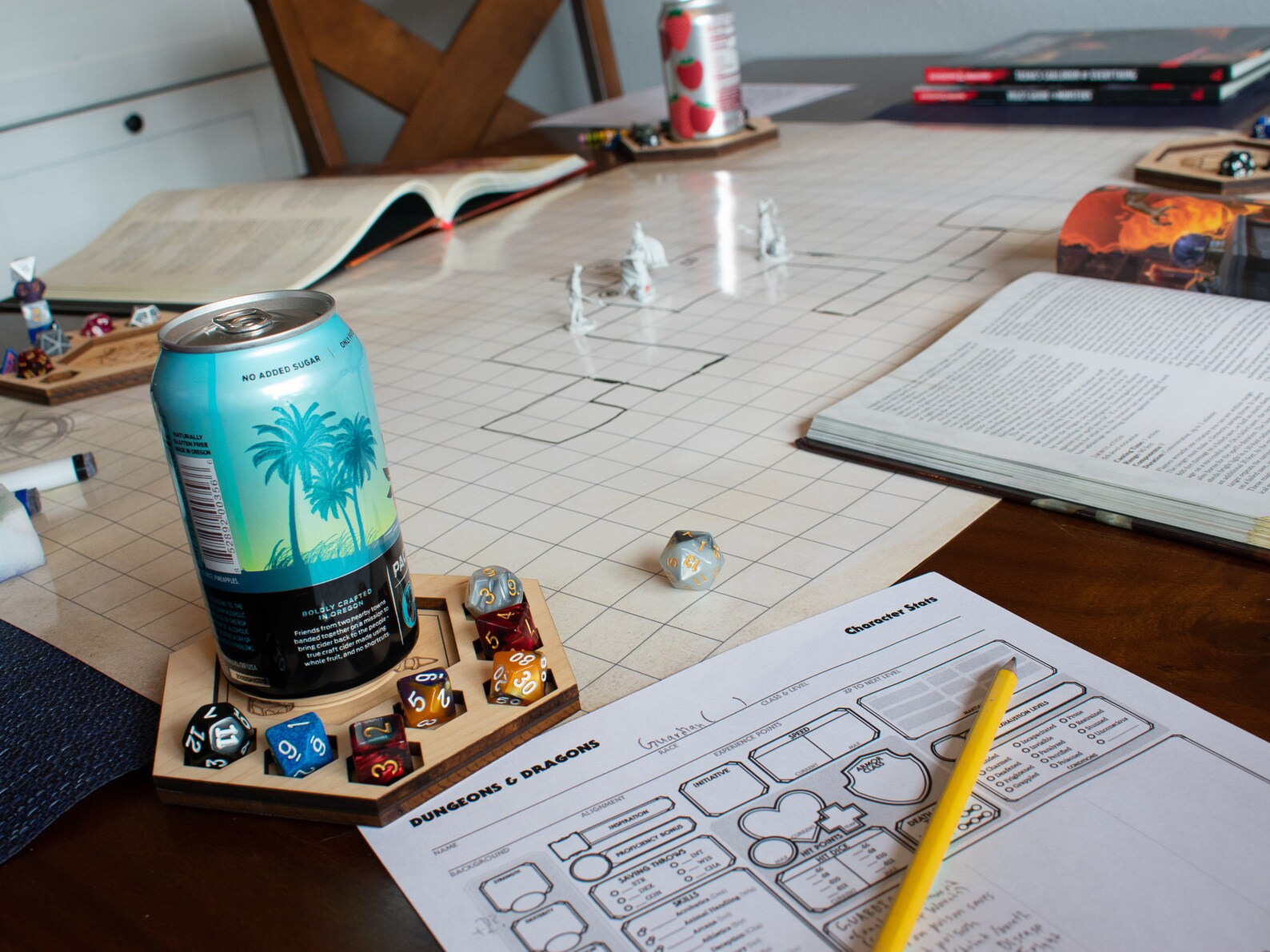 D&D Dice Tray Coasters for Mom and Dad Dnd / Pathfinder / - Etsy