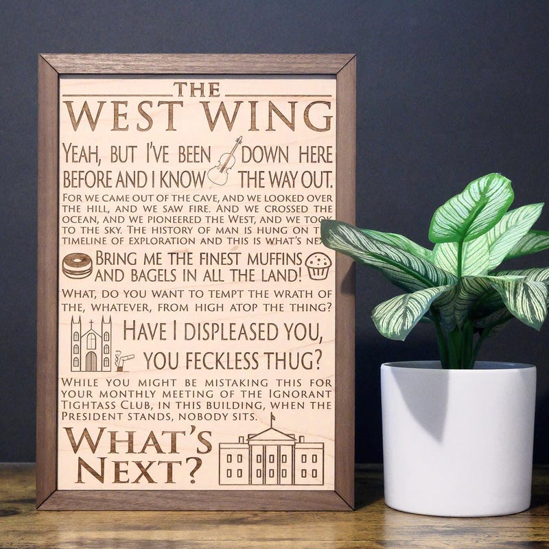 The West Wing - Etsy