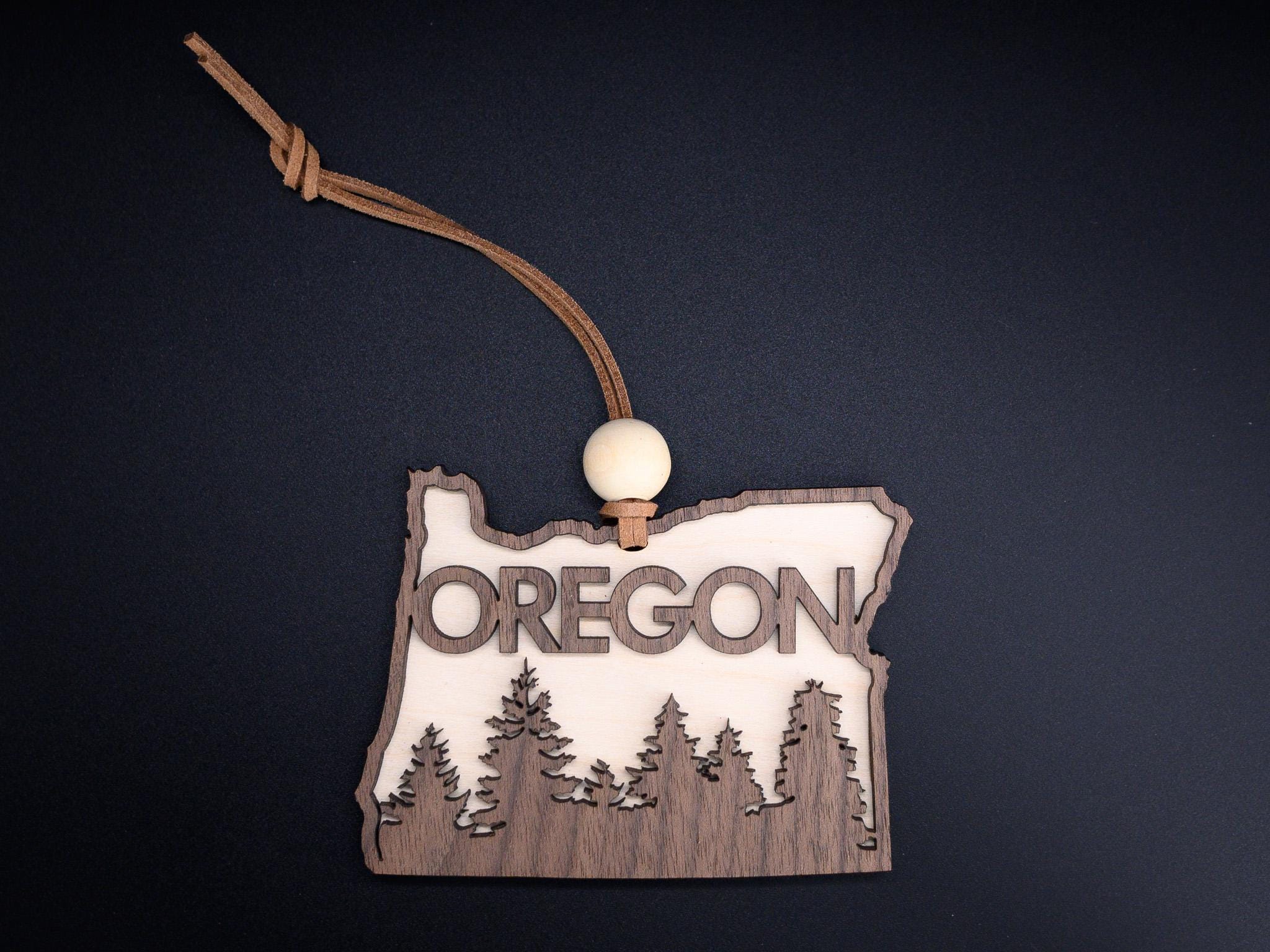 Oregon Ornament, Oregon Gifts, Wood Oregon State Christmas Ornament - Etsy
