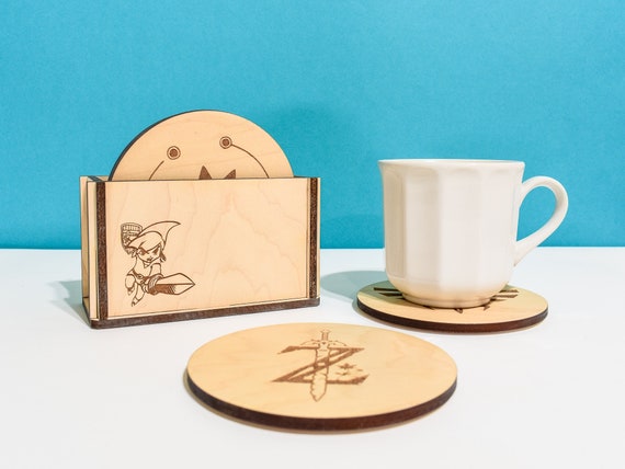 Legend of Zelda Coasters Set of 6 Video Game Coasters Zelda | Etsy