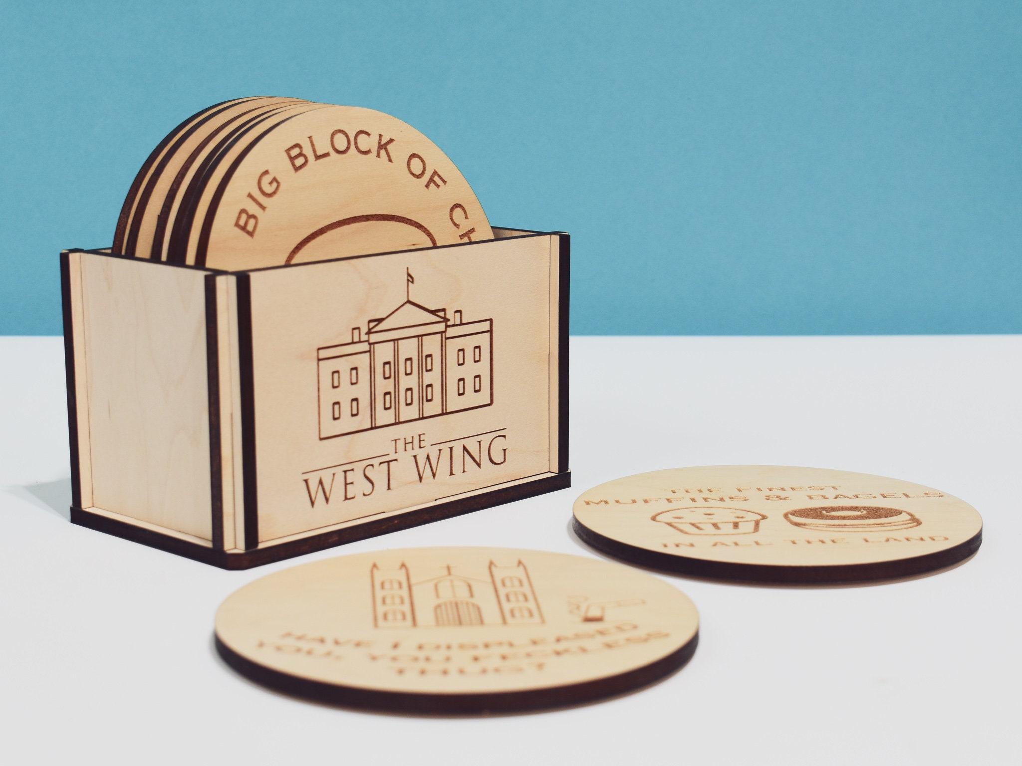 The West Wing Coasters Set of 8 - Etsy.de