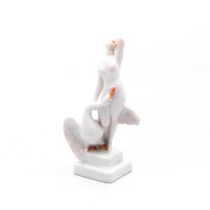 Leda and the Swan - Vintage Herend Porcelain - Lady Woman Dame and Bird ...