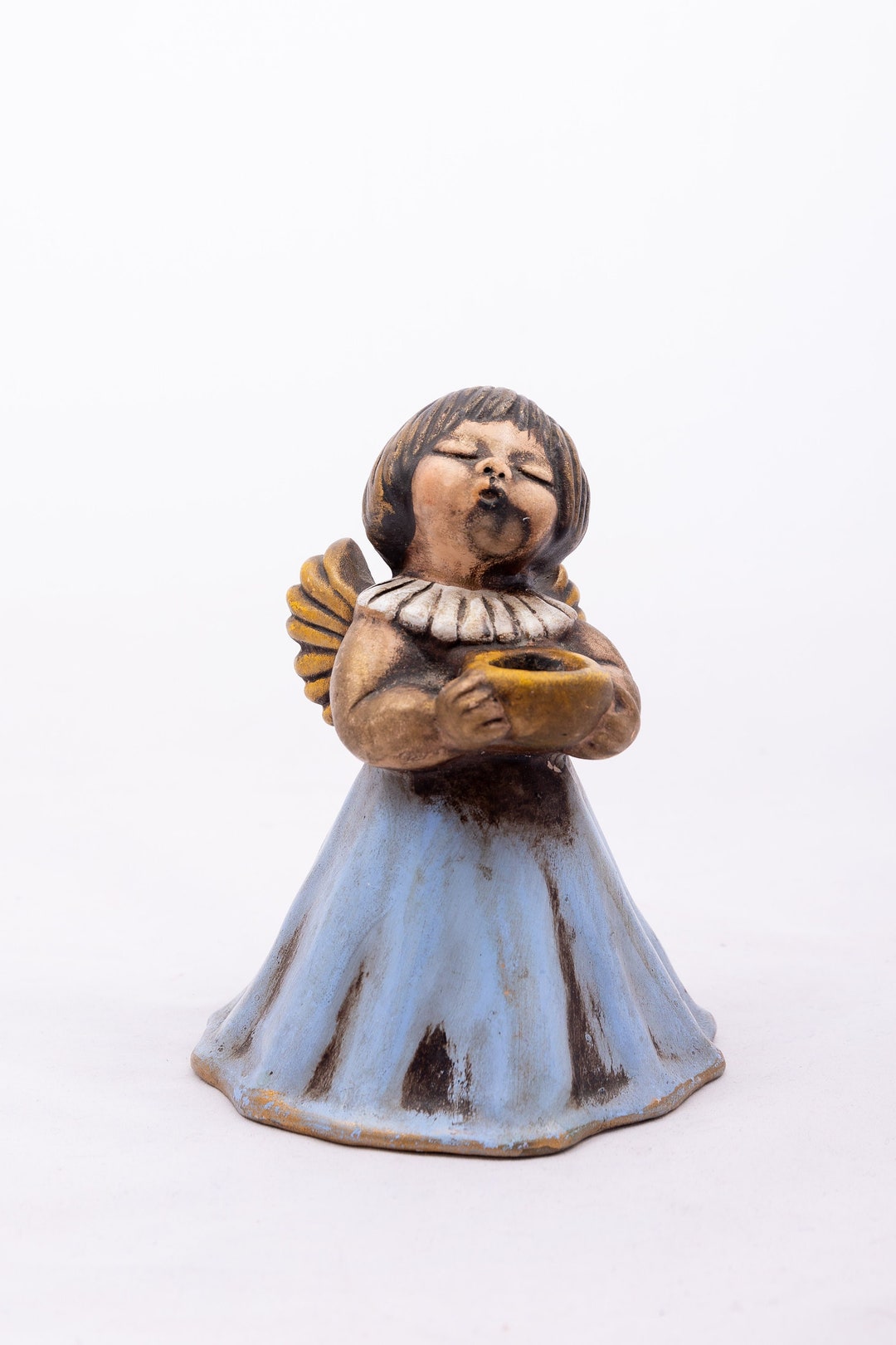 Blue Angel - Thun Porcelain - Porcelain Angel Figurine With Candle ...