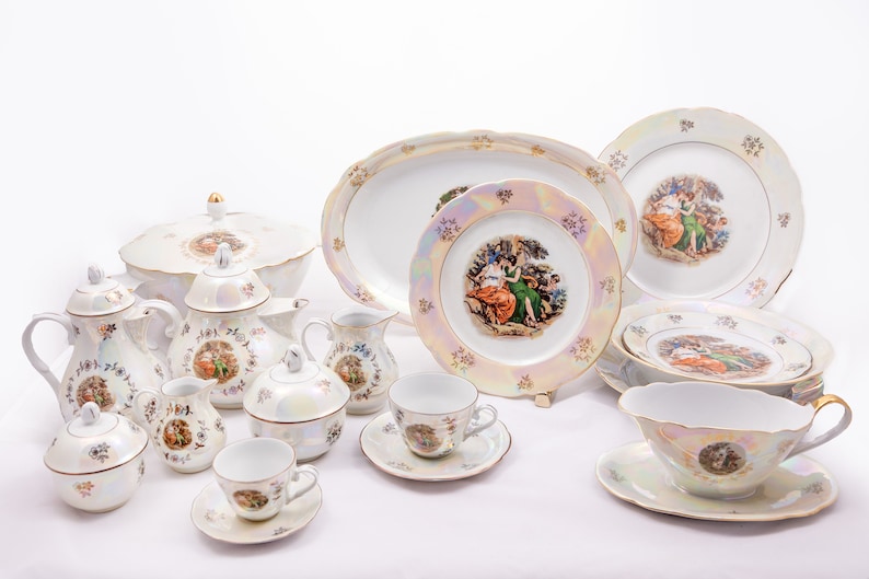 Madonna by Kahla - Vintage Plate Service Set - Tea Coffee Set ...