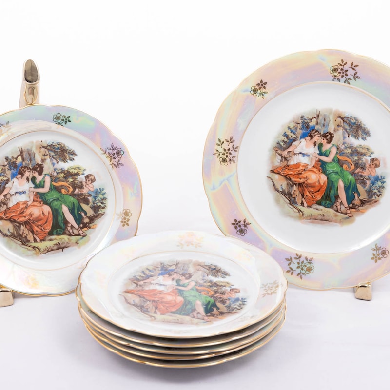 Gdr Porcelain Plate - Etsy