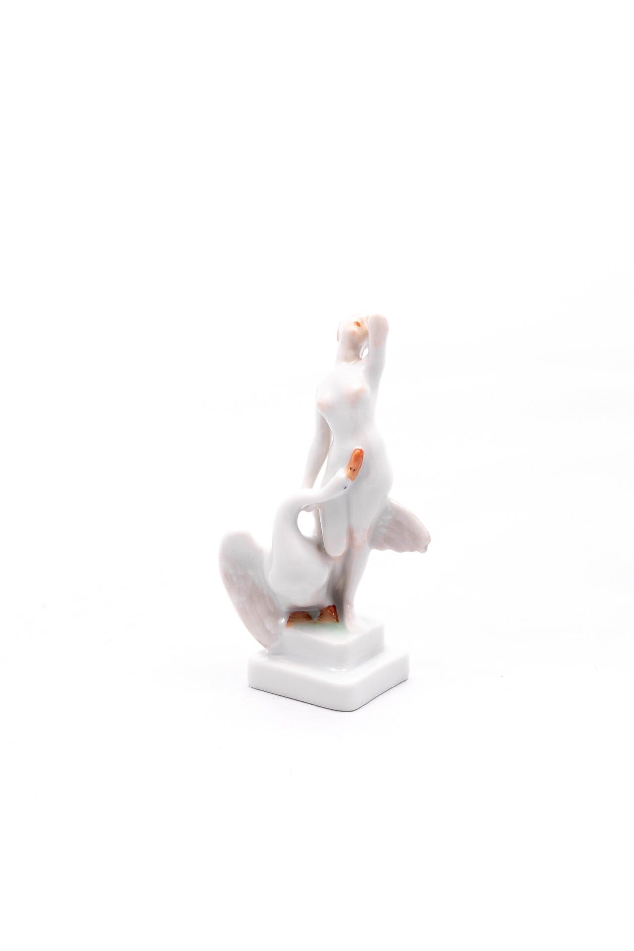 Leda and the Swan Vintage Herend Porcelain Lady Woman Dame - Etsy