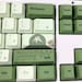 Matcha Cherry Keycaps Set, Resin PBT 87/96/104/108 Key, Mechanical ...