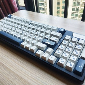 White Japanese Keycaps Set Mechanical Keyboard Keycap Set - Etsy