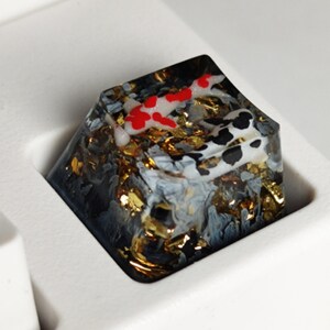 Koi Fish Keycap Set, OEM Koi Keycaps, Resin Mixed Color Keycap, Artisan ...