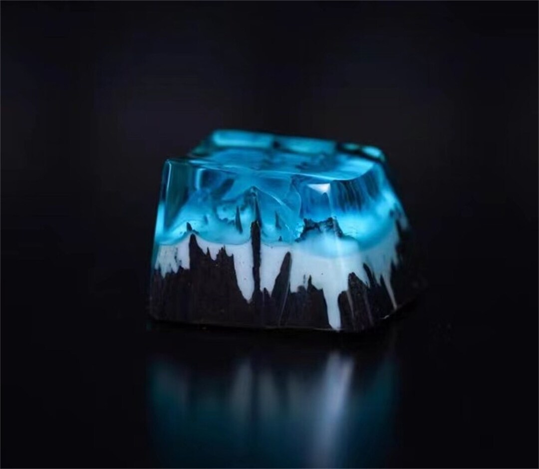 Blue Ice Mountain Keycaps Best Personalized Mechanical OEM R4 Keycaps ...