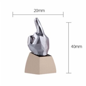 Friendly Middle Finger Keyboard Keycaps Personalized - Etsy