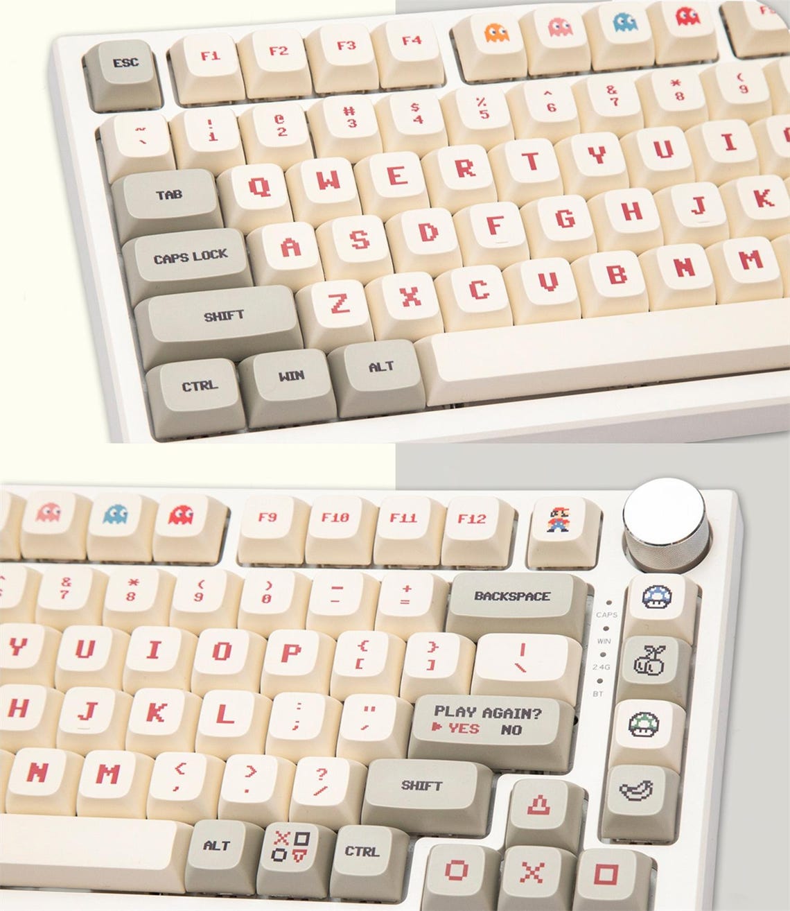 Retro Mario Game Keycaps Set, Family Computer Keycaps Set, Cherry XDA ...