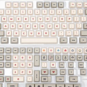 Retro Mario Game Keycaps Set, Family Computer Keycaps Set, Cherry XDA ...