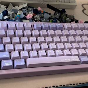 Purple Keycaps Set Mechanical Keyboard Keycap Set Cherry PBT - Etsy
