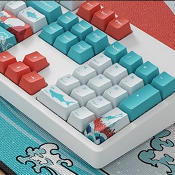 Coral Sea Keycaps - Etsy