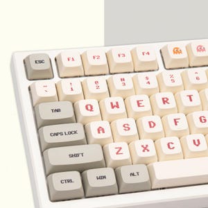 Retro Mario Game Keycaps Set, Family Computer Keycaps Set, Cherry XDA ...
