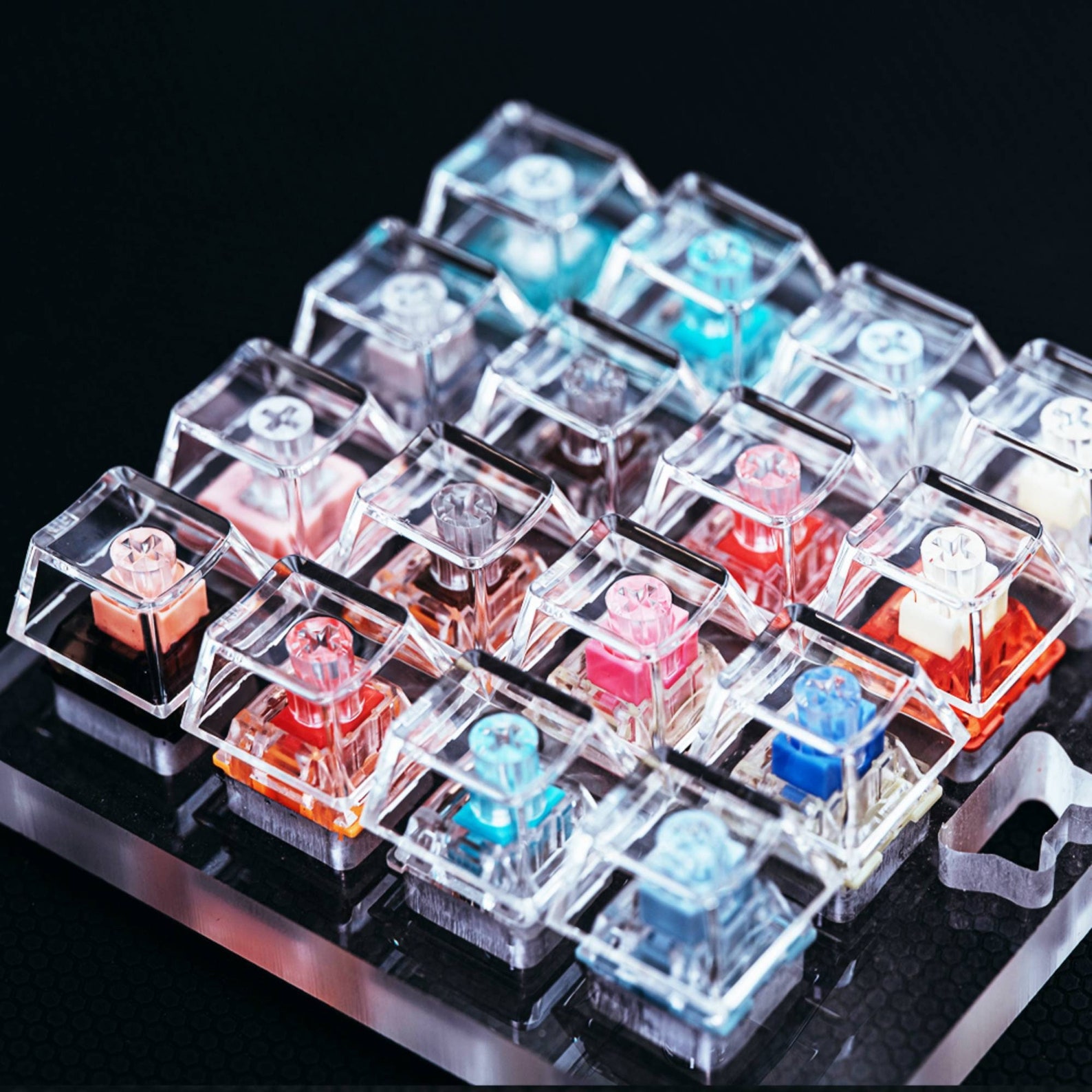 Fully Transparent Keycaps Set Mechanical Keyboard Keycaps - Etsy