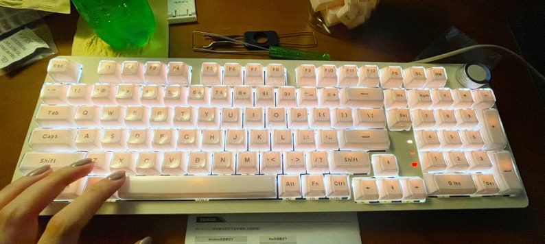Transparent Jelly Keycaps Set Mechanical Keyboard Keycaps - Etsy