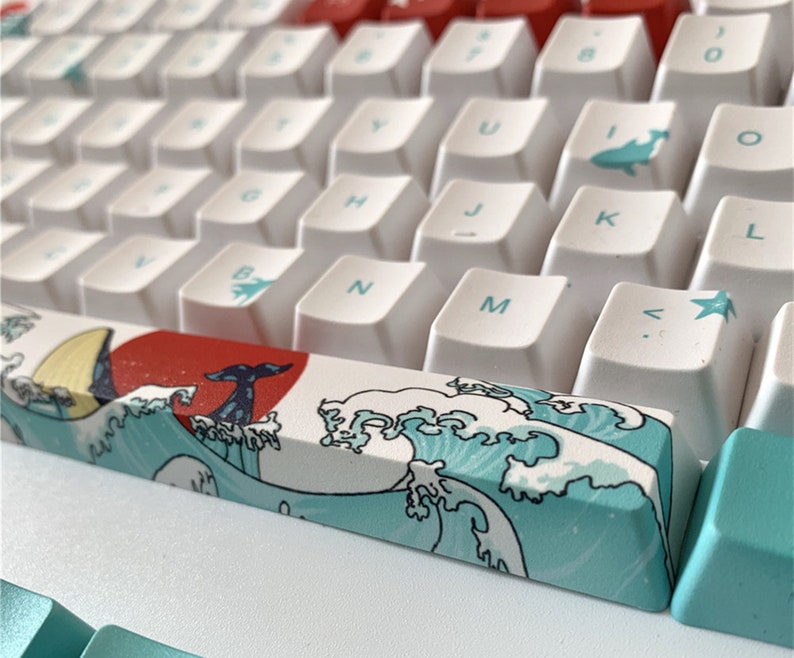 Lakes Seas OEM Keycaps Set, Artisan 108/104/98/96/84/64 Key Keycaps ...