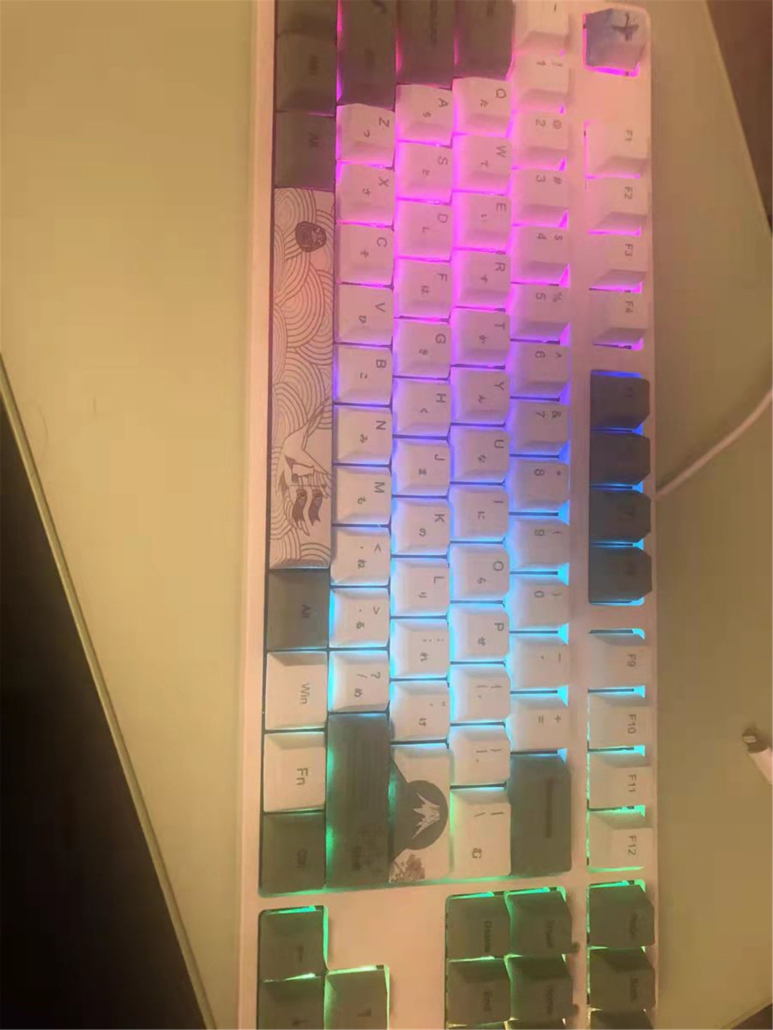 Matcha Cherry Keycaps Set Resin PBT 87/96/104/108 Key | Etsy