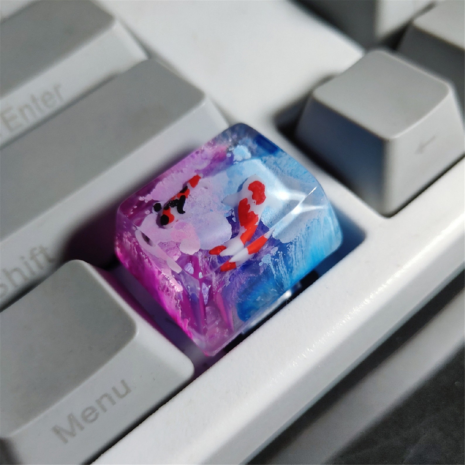Colorful Goldfish Pond Keycaps Best Personalized Mechanical | Etsy