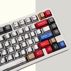 Anime Graffiti Keycaps Set, Manga Style Keycaps Set, Gaming Keyboard ...