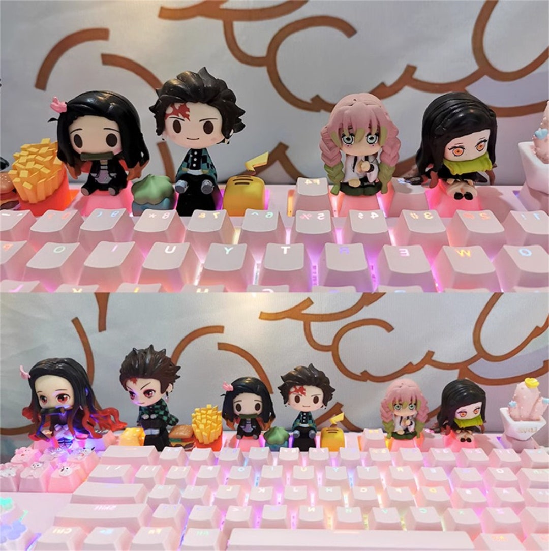 Demon Slayer Nezuko Keycaps Set Tanjirouinosuke ABS - Etsy
