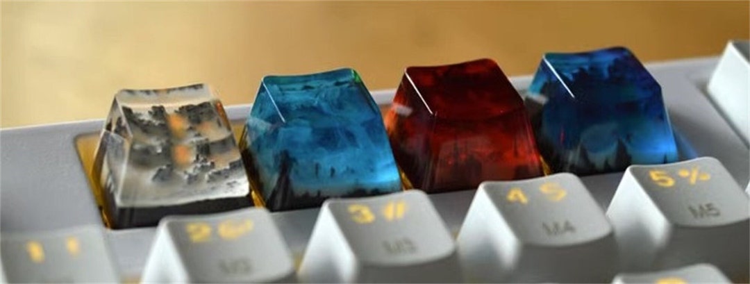 A Blazing Sunset Keycap Artisan Keycaps, Best Personalized Mechanical ...
