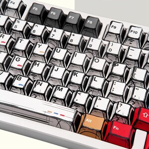 Anime Graffiti Keycaps Set, Manga Style Keycaps Set, Gaming Keyboard ...