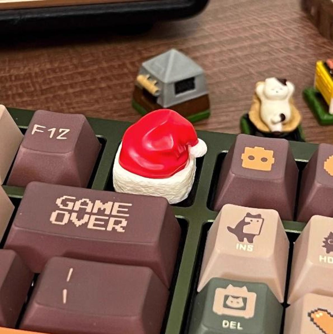Christmas Hat Single Keycaps, Christmas Keycap for MX Cherry, Christmas ...