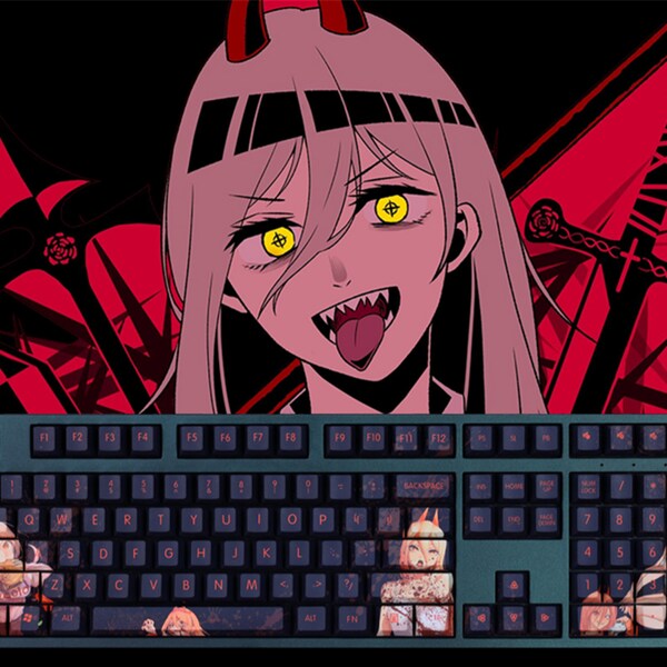 Anime Keycap Set Sublimation Keycaps - Etsy