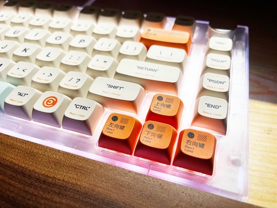 Orange Cute XDA Keycaps Set PBT 68/84/87/980/104 Keys - Etsy