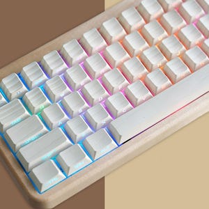 Light Wooden Side Print Keycaps Set, Walnut Backlit Keycaps Set, Cherry ...